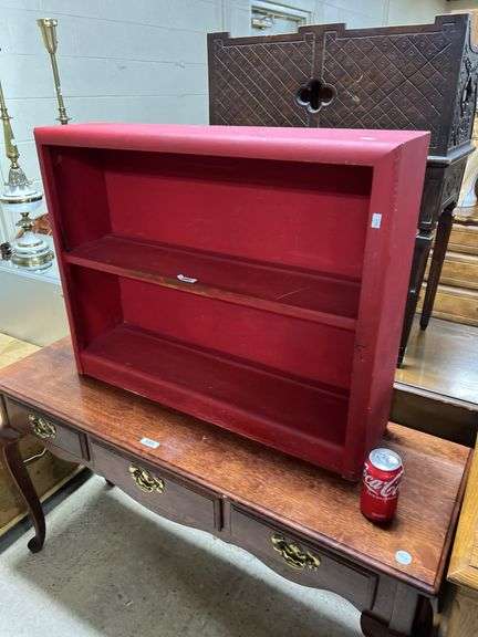 Red Bookshelf - Dixon's Auction at Crumpton