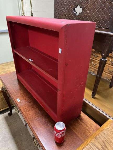 Red Bookshelf - Dixon's Auction at Crumpton