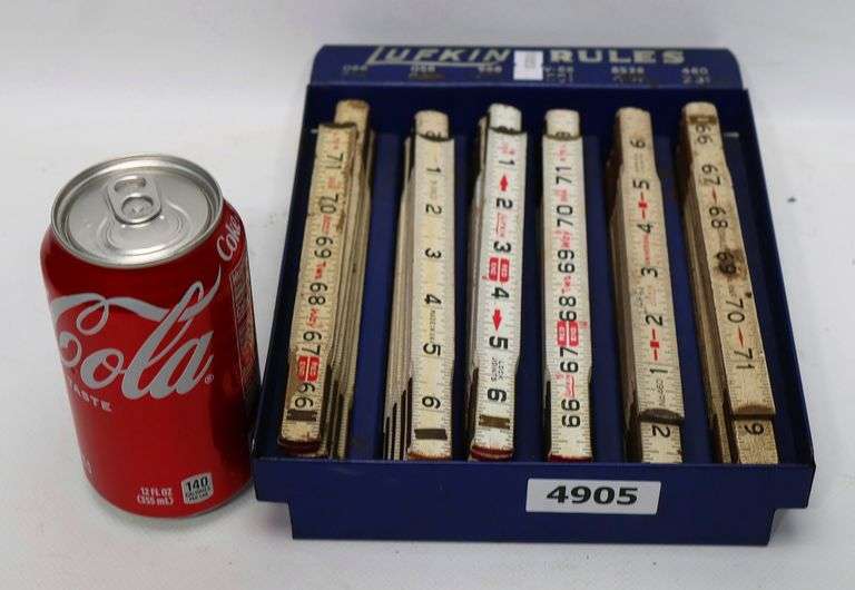 Vintage Lufkin Ruler Display - Dixon's Auction at Crumpton
