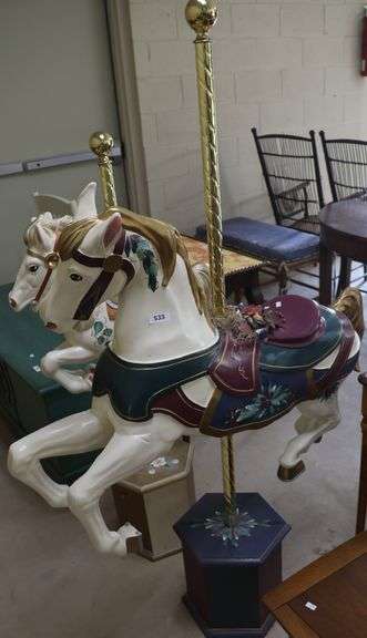Modern Carousel Horse Figure - Dixon's Auction at Crumpton