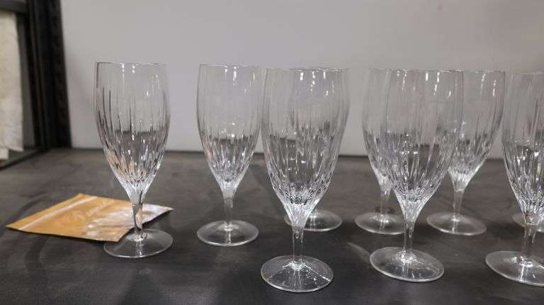 (10) Rogaska Soho Iced Tea Crystal Stemware Goblets - Dixon's Auction ...
