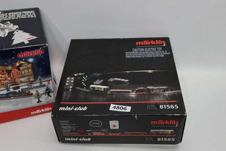 (2) Marklin N Scale Train Sets with Boxes-81565 & 81846 - Dixon's ...