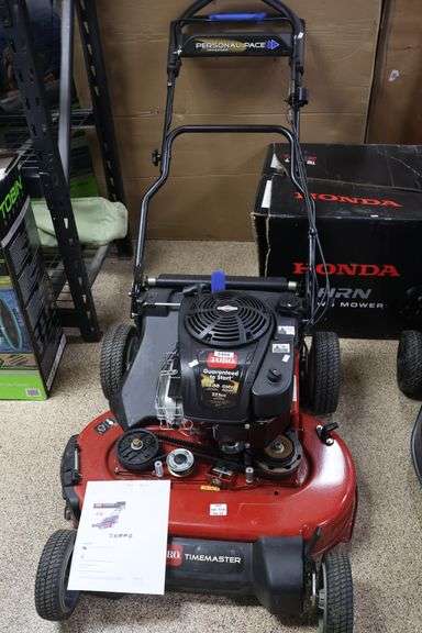 Used: Toro Timemaster Gas Powered Self Propelled Lawn Mower Runs Needs ...