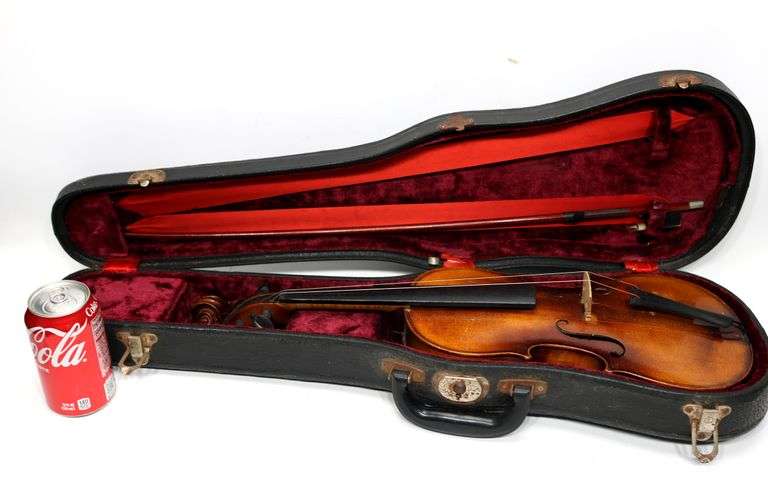 Stradivarius Violin with Case & Bow - Dixon's Auction at Crumpton