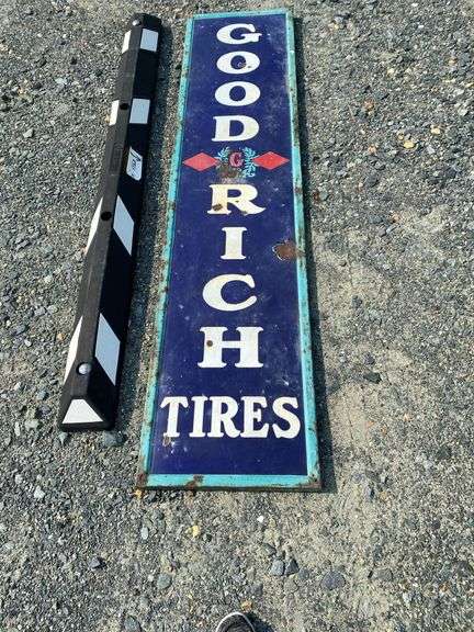 Goodrich Tires Metal Sign - Dixon's Auction at Crumpton