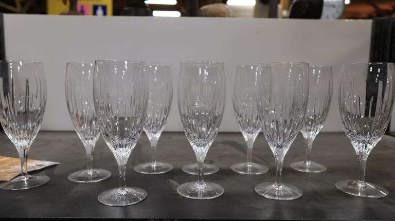 (10) Rogaska Soho Iced Tea Crystal Stemware Goblets - Dixon's Auction ...