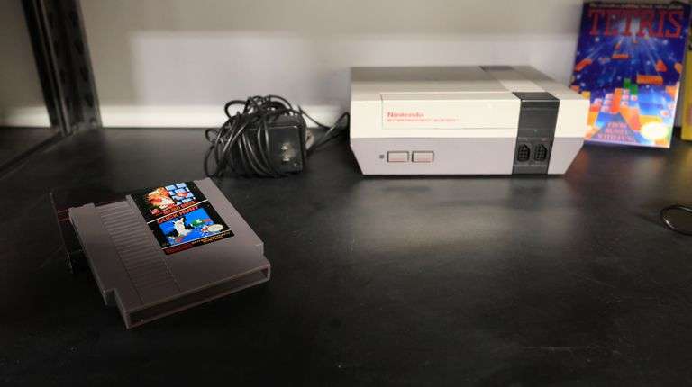 Vintage Nes Console, Controllers & Games in Boxes - Dixon's Auction at ...