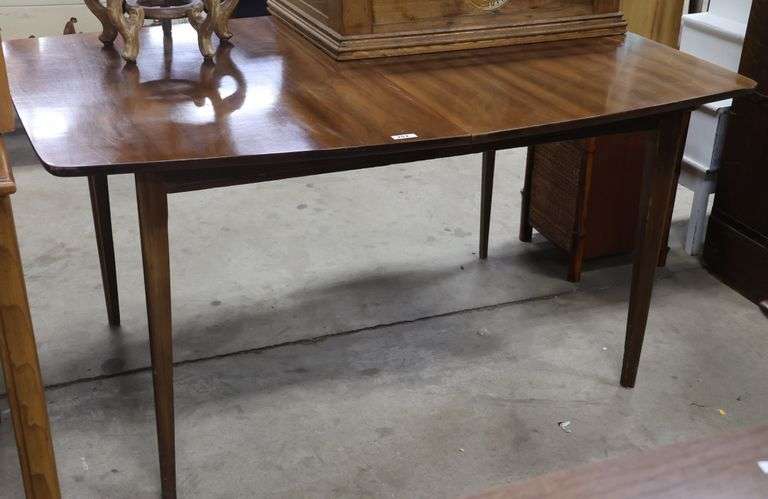 MCM Walnut Dining Table - Dixon's Auction at Crumpton