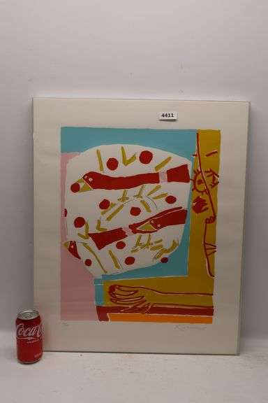 Martin Knox Modernist Artist Signed Print - Dixon's Auction at Crumpton