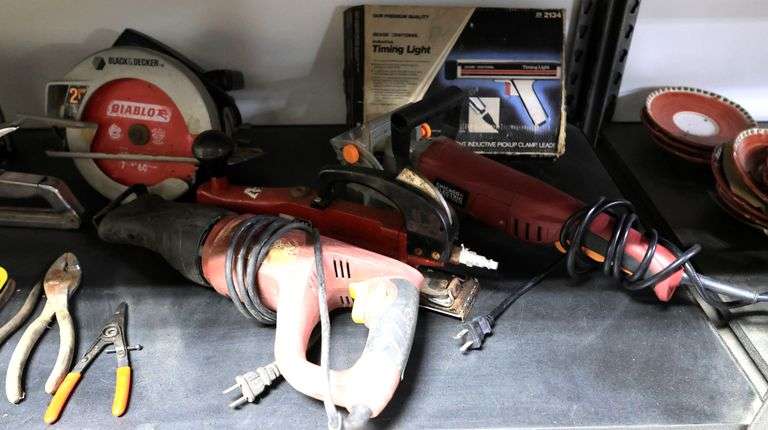 Lot of Hand & Power Tools, Saws, Wrenches Etc. - Dixon's Auction at ...