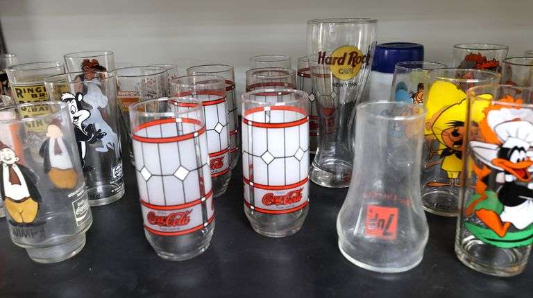 Collection of Vintage Character & Coca-Cola Glasses - Dixon's Auction ...