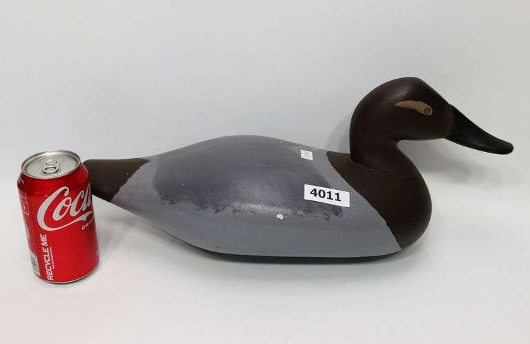 Upper Bay Canvasback Duck Decoy - Dixon's Auction at Crumpton