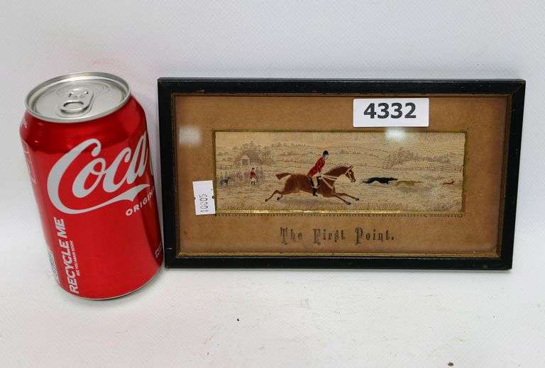 Antique Stevengraph - Dixon's Auction at Crumpton