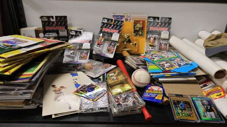 Lot of Vintage Sports Memorabilia & Collectibles, Baseball Posters ...