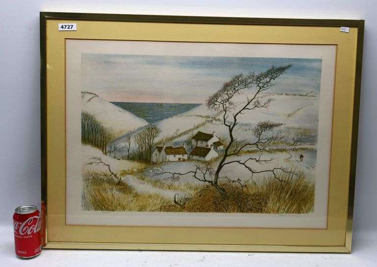 Artist Signed Print - Dixon's Auction at Crumpton