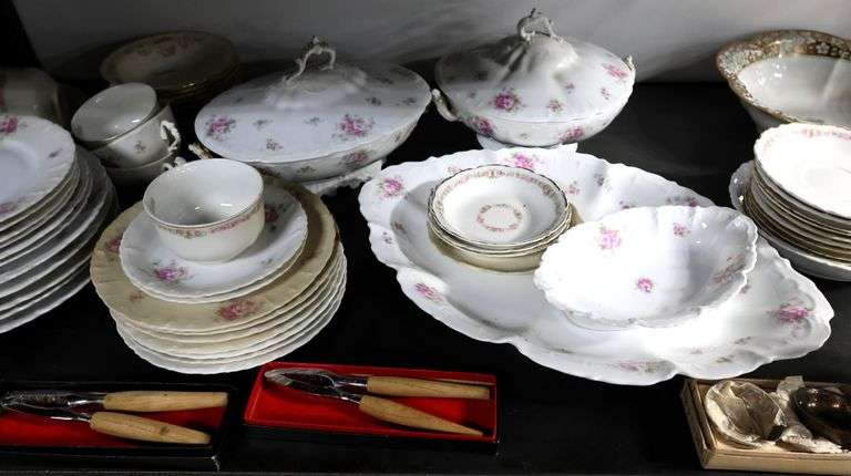 Lot of Vintage Austrian China Dishes Etc. - Dixon's Auction at Crumpton