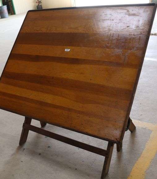 Vintage Drafting Table - Dixon's Auction at Crumpton
