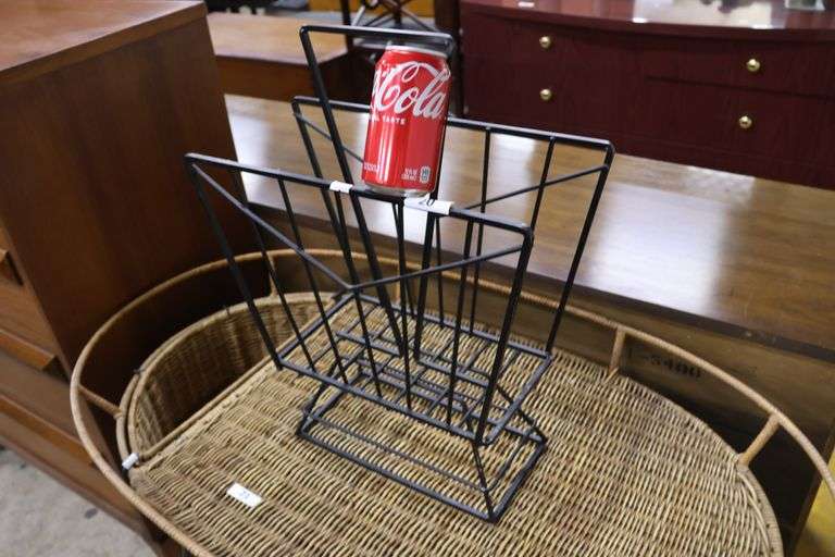 MCM Metal Magazine Stand - Dixon's Auction at Crumpton