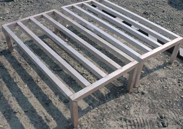 2 Aluminum Dunnage Racks - Dixon's Auction at Crumpton