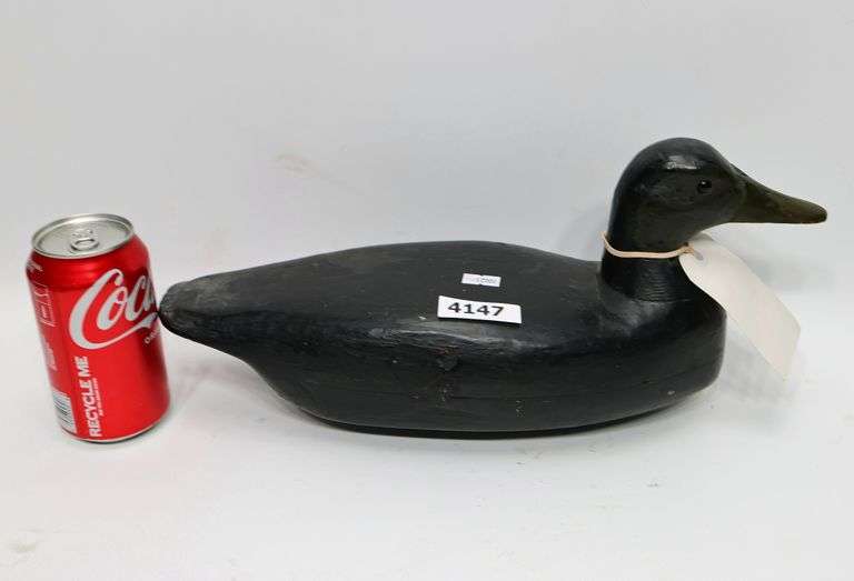 Les Van Brunt NJ Duck Decoy - Dixon's Auction at Crumpton