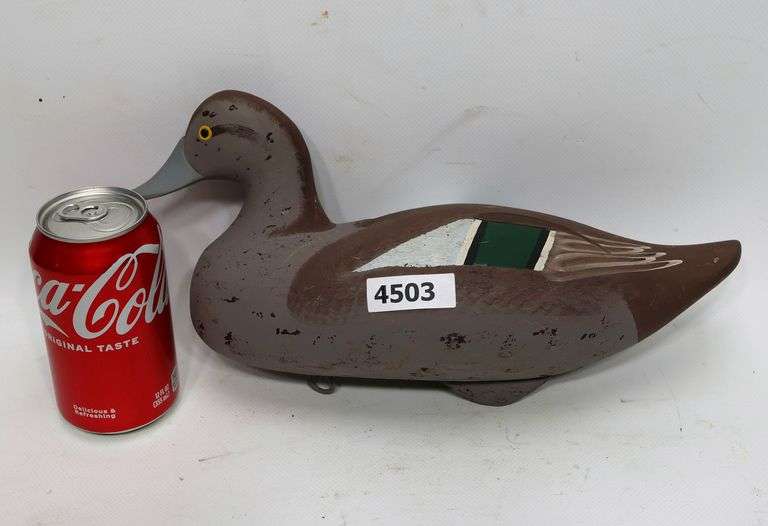Steven R. Lay Green Winged Teal Duck Decoy - Dixon's Auction at Crumpton