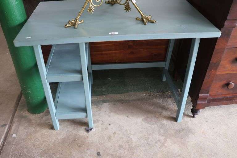 Modern Painted Desk - Dixon's Auction at Crumpton