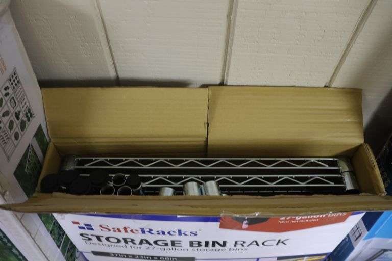 Open Box: Saferacks Storage Bin Rack *As-Is, item(s) may not function ...