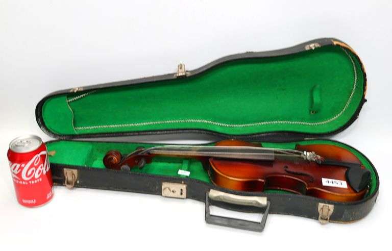 Vintage Stradivarius Violin with Case - Dixon's Auction at Crumpton