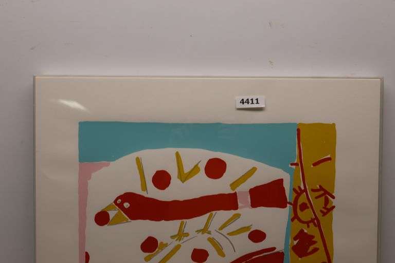 Martin Knox Modernist Artist Signed Print - Dixon's Auction at Crumpton
