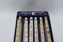 Vintage Lufkin Ruler Display - Dixon's Auction at Crumpton