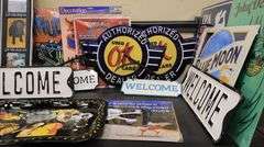 Vintage Coca-Cola Tray, Beer & Welcome Signs & Decor Etc. - Dixon's ...