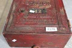 Vintage Gamewell Cast Iron Fire Call Box - Dixon's Auction at Crumpton