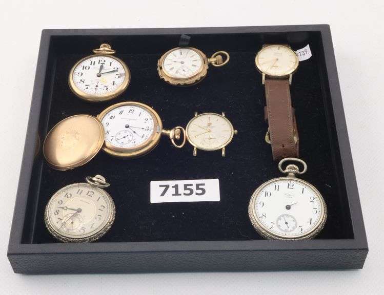 Tray Lot of Pocket & Wrist Watches - Dixon's Auction at Crumpton