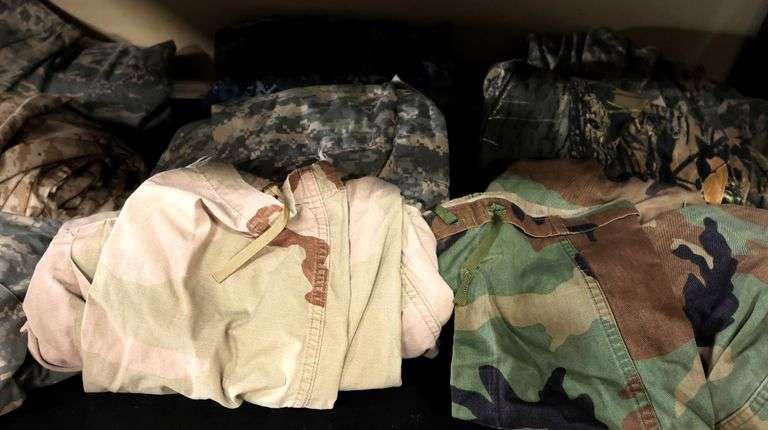 Lot of Military Clothing / Fatigues - Dixon's Auction at Crumpton