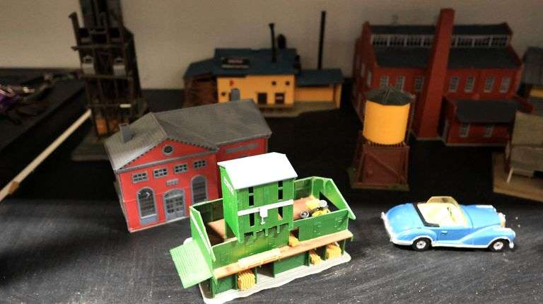 Lot of Vintage Model Railroad Buildings, Train Controller, Classic Car ...