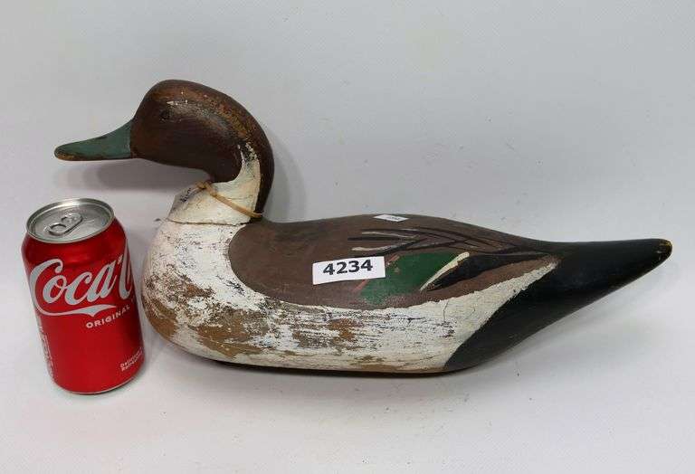 Madison Mitchell Pintail Duck Decoy Branded S.G H. - Dixon's Auction at ...
