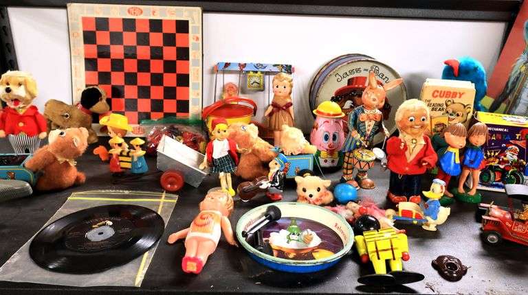 Lot Vintage Toy Collection, Tin Litho, Dolls Etc. - Dixon's Auction at ...