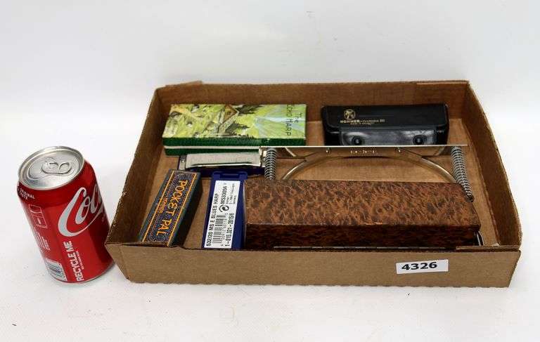 6 Vintage Harmonicas - Dixon's Auction at Crumpton