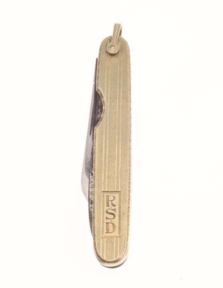 10k Gold Shell Vintage Pen Knife - Dixon's Auction at Crumpton