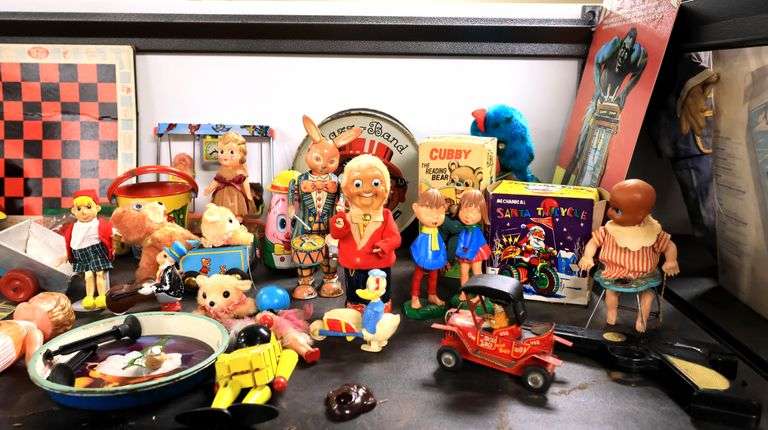 Lot Vintage Toy Collection, Tin Litho, Dolls Etc. - Dixon's Auction at ...