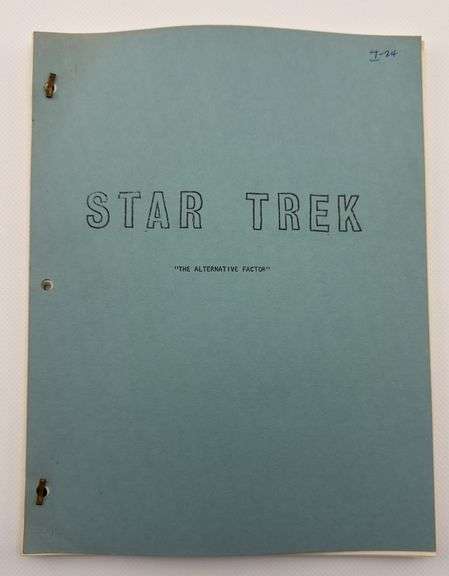 Star Trek: TOS Original Series Script "The Alternative Factor" - Dixon ...