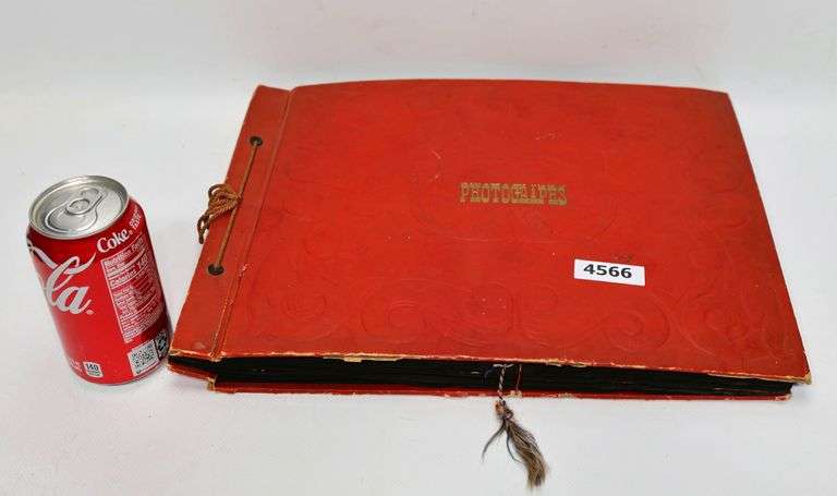 Vintage WWII US Military Scrapbook Photo Album - Dixon's Auction at ...