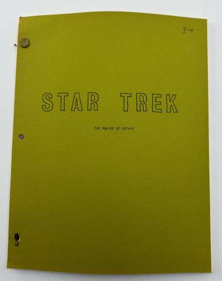 Star Trek: TOS Original Series Script "The Squire Of Gothos" - Dixon's ...
