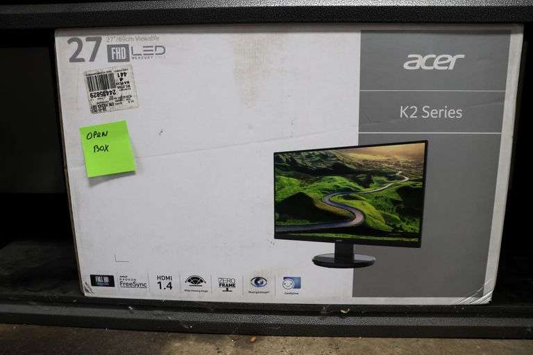 Misc Returns: Acer K2 Series 27" Monitor As-Is, item(s) is open box but ...