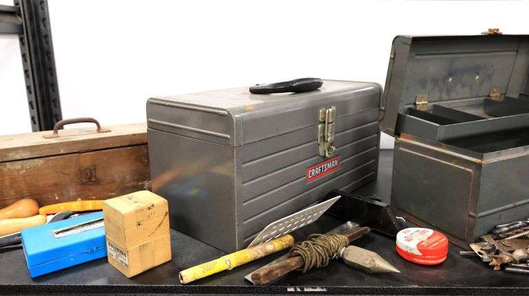 Lot of Tool Boxes & Tools - Dixon's Auction at Crumpton