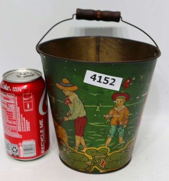 Vintage Tin Sand Pail - Dixon's Auction at Crumpton