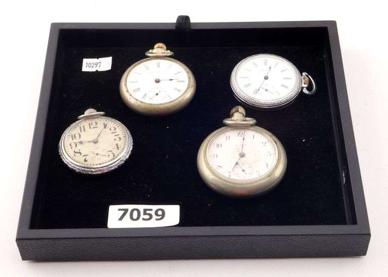 Tray Lot of Pocket Watches - Dixon's Auction at Crumpton