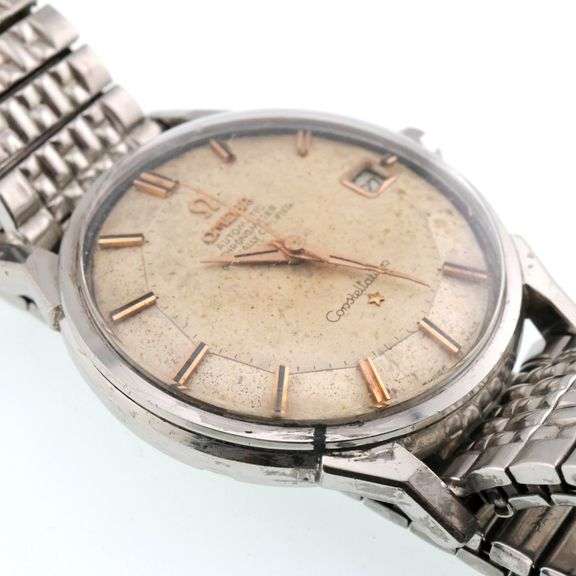 Omega Constellation Cal. 561 168.005 Automatic Watch with Pie Pan Dial - Dixon's Auction at Crumpton