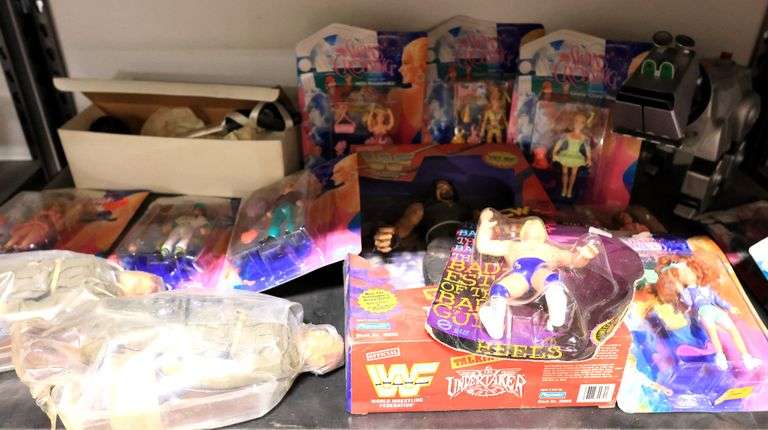 Lot of Nos Toys, Swans Crossing & Wwf Action Figure Dolls (Most ...