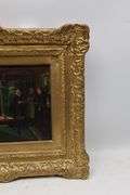 Antique Oil on Board Humorous Genre Painting Signed Geo. Fox - Dixon's ...